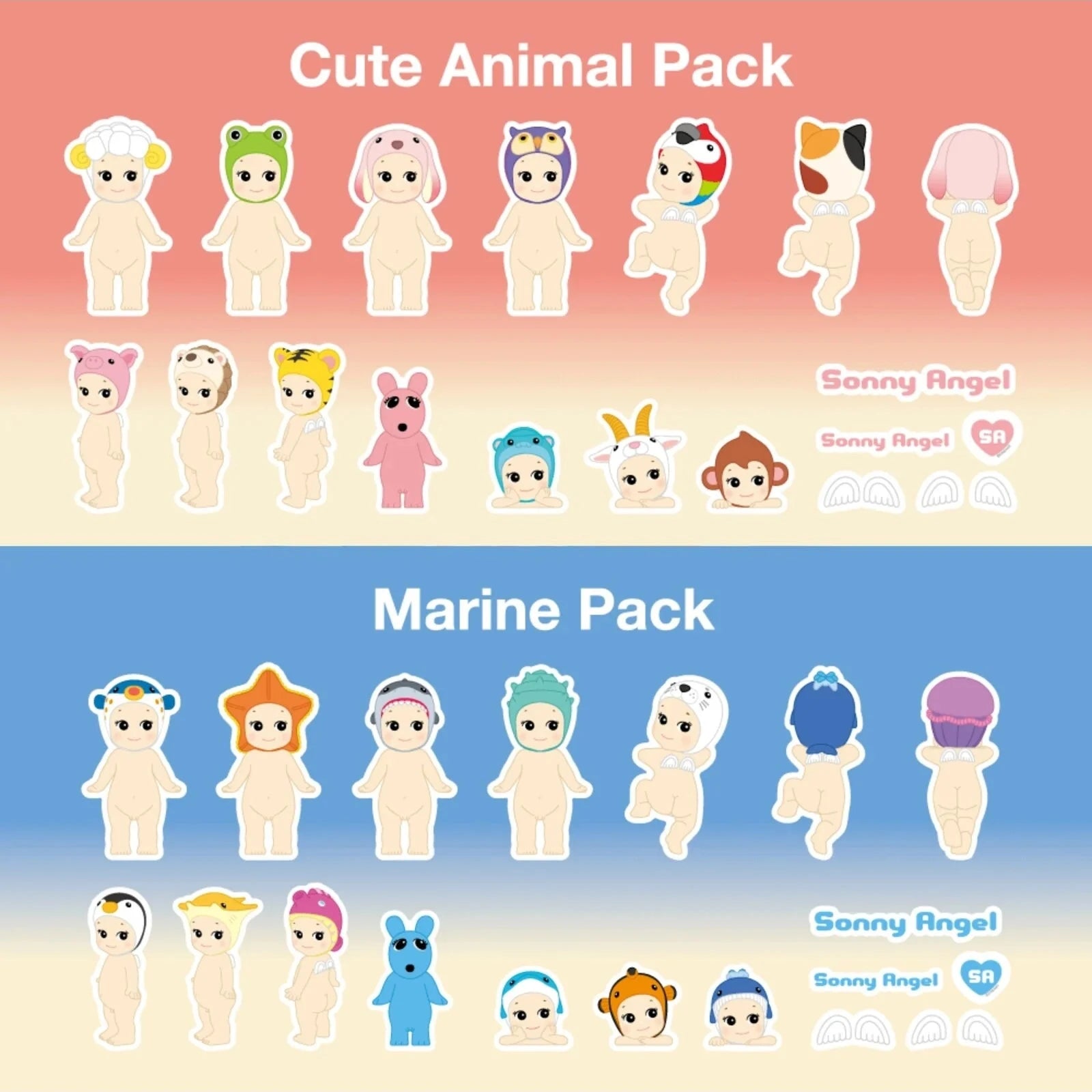 Sonny Angel Sticker Pack serie 1 – PSikhouvanjou