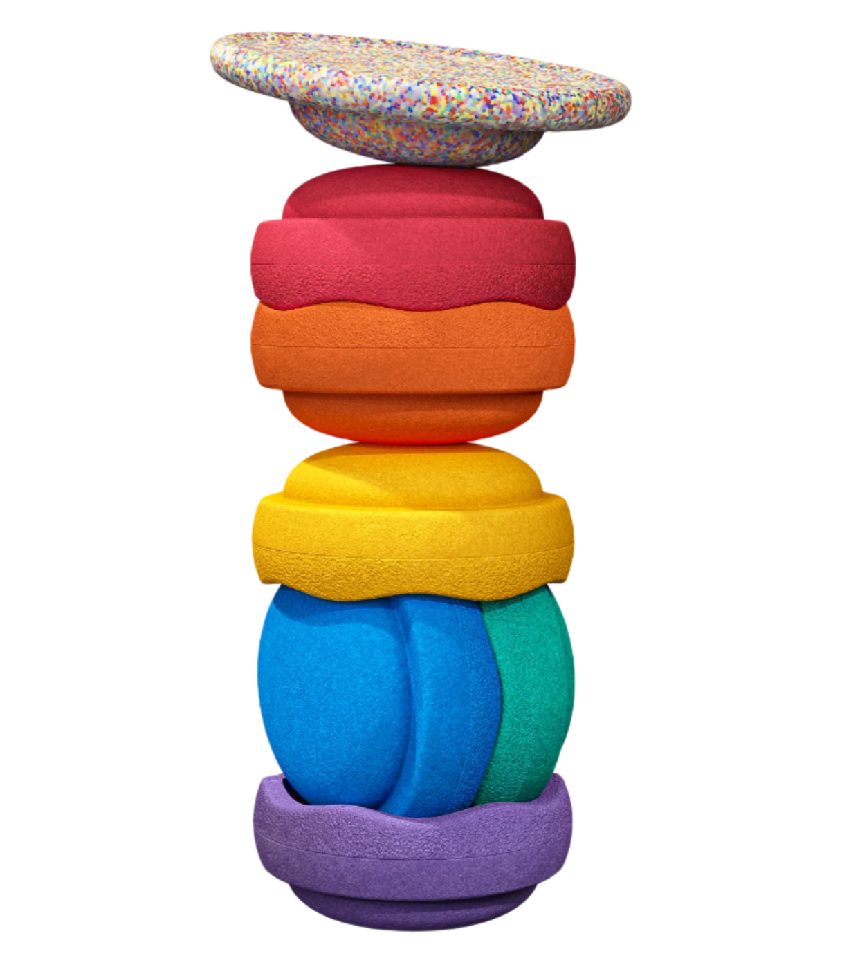 Stapelstein regenboog classic + super confetti balance board ...